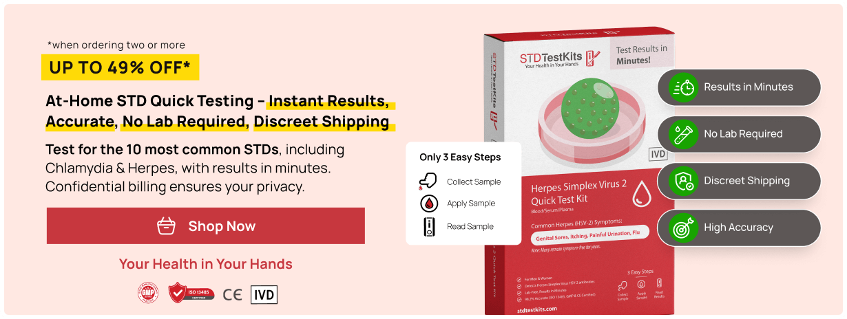STD Home Test Kits – STD Self-Testing At Home with Discreet USA Shipping